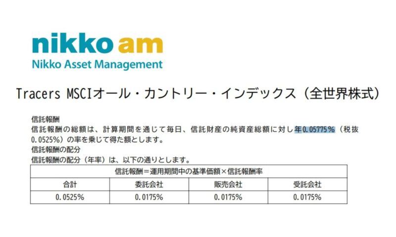 SBI証券に「Tracers MSCIオール・カントリー・インデックス（全世界株式）」が登場 | バフェともの株で資産運用